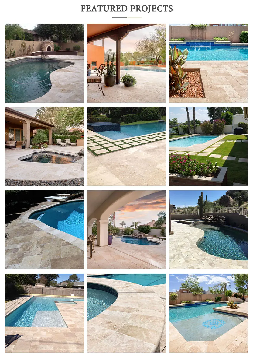 Wholesale Natural Stone Swimming Pool Deck Tiles