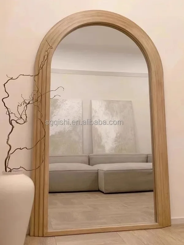 Custom Extra Large Modern Arched Floor Standing Mirror Nordic Luxury ...