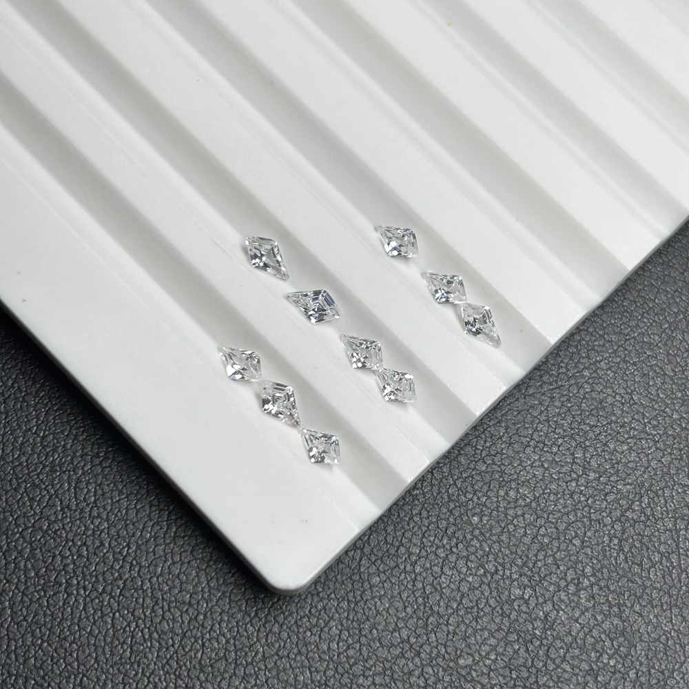 Kite Cut 3x5mm CZ Stones - Synthetic Gemstones for Jewelry