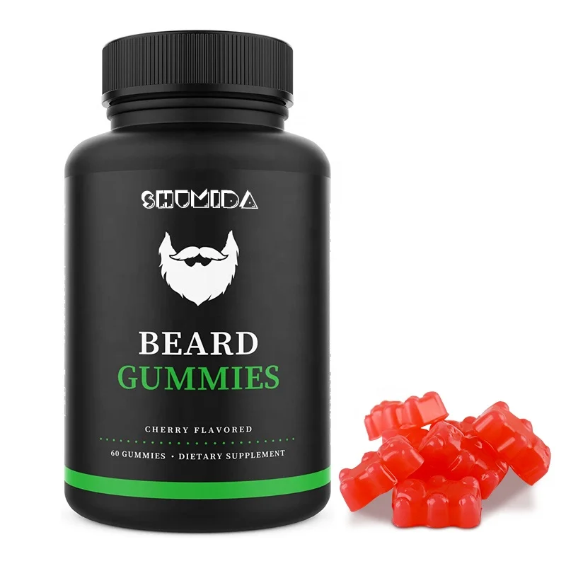 Men Beard Supplement Grow Thicker Longer Fuller Custom Beard growth ...