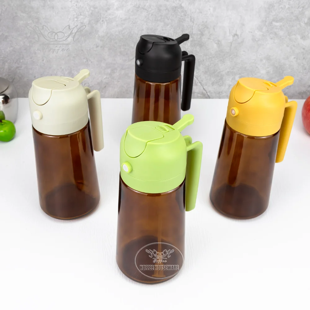 450ml Light Blocking Oil Sprayer for Cooking 2 in 1 Olive Oil Dispenser ...