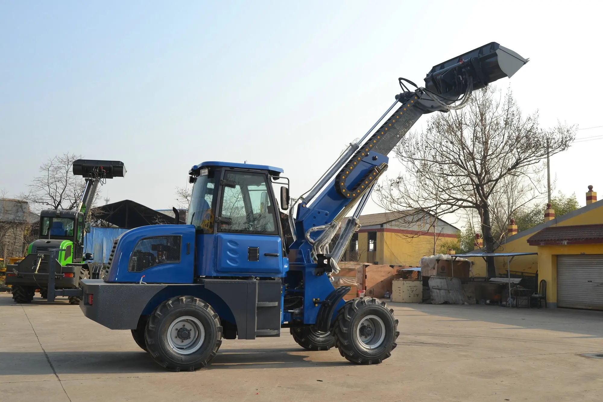 YUNNEI Multifunction Small 4x4 Telehandler - 3 Ton Loader