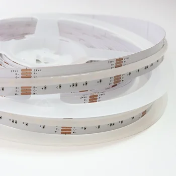 Banqcn Rgb Cct Cob Led Light 24v 5 In 1 840 Leds/m Rgb Ww Rgb Cw Cob ...