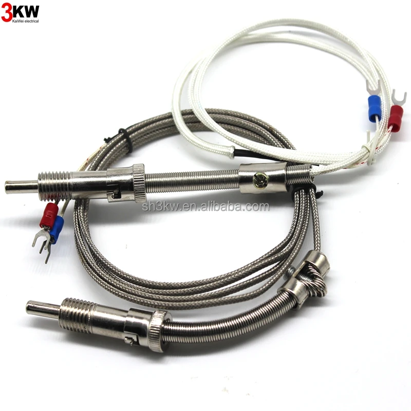 Customizable Spring Temperature Sensors - Compression Thermocouples