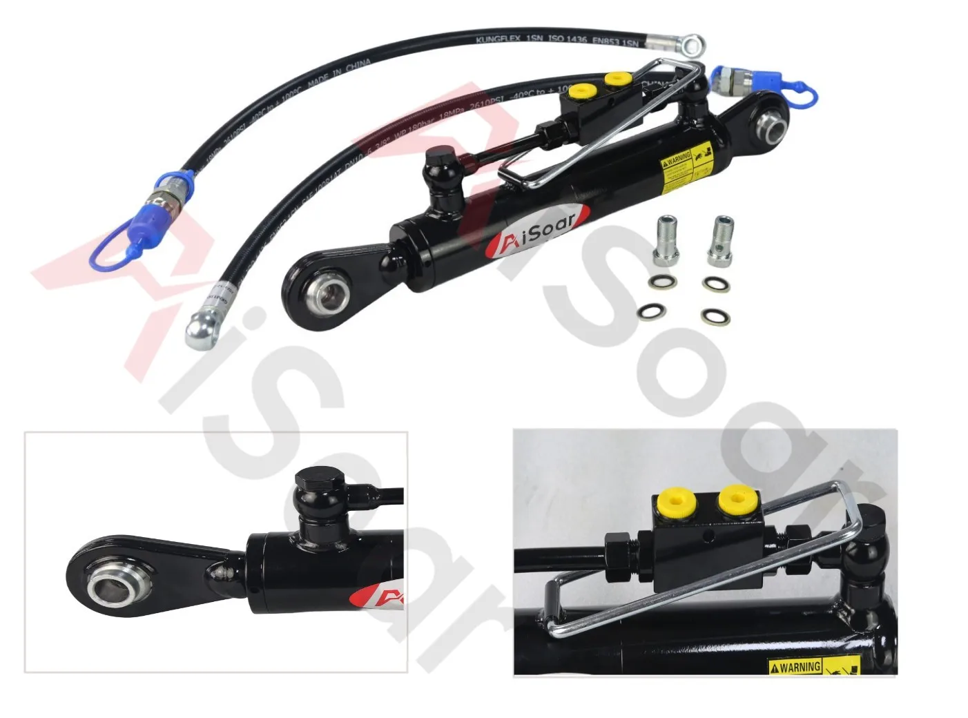 TopLink Dual Check Valve Tractor Hydraulic Cylinder with Piston ...