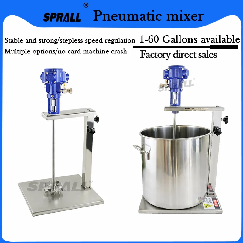 SPRALL Industrial Liquid Mixer - High Efficiency & Safety