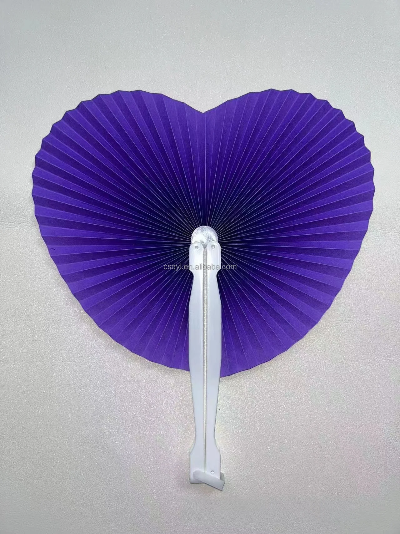 Simple Folding Round Paper Fan Portable Travel Mini Small Round Fan ...