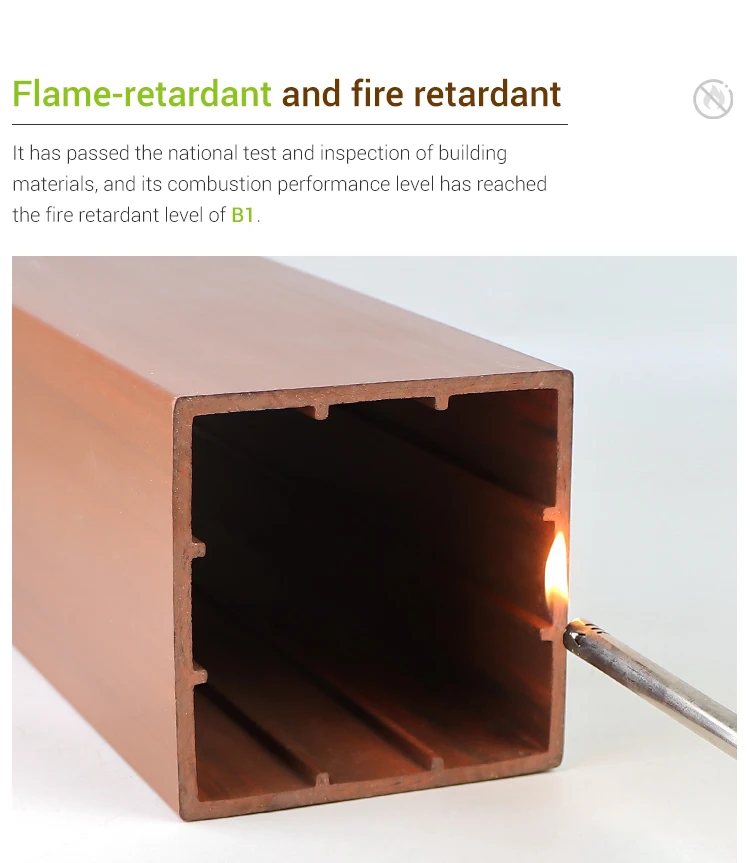 Light Weight Fireproof Well Design Veranda Suspended Decorative Wpc ...