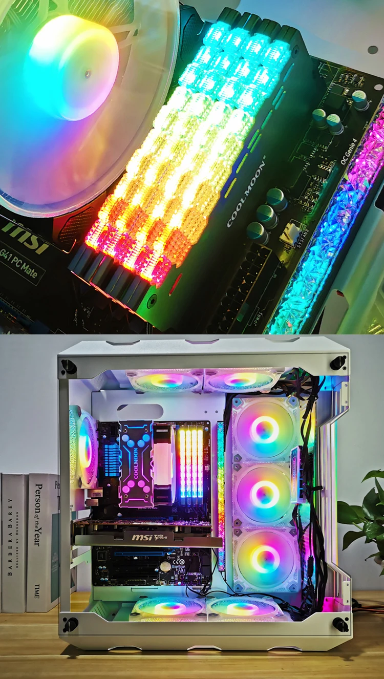 COOLMOON 5V ARGB RAM Cooler - Efficient Heat Dissipation