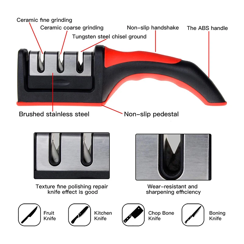 Handheld Multi-Function Sharpener - Perfect for Kitchen Knives