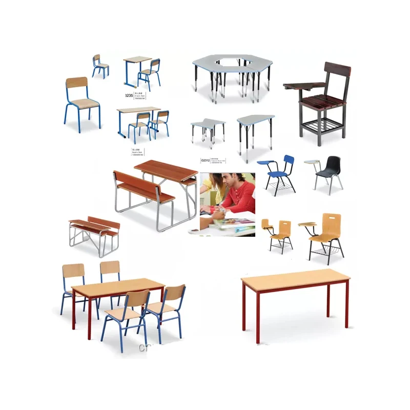 Wholesale Classroom Furniture Wooden Spliceable School Table And Chair ...