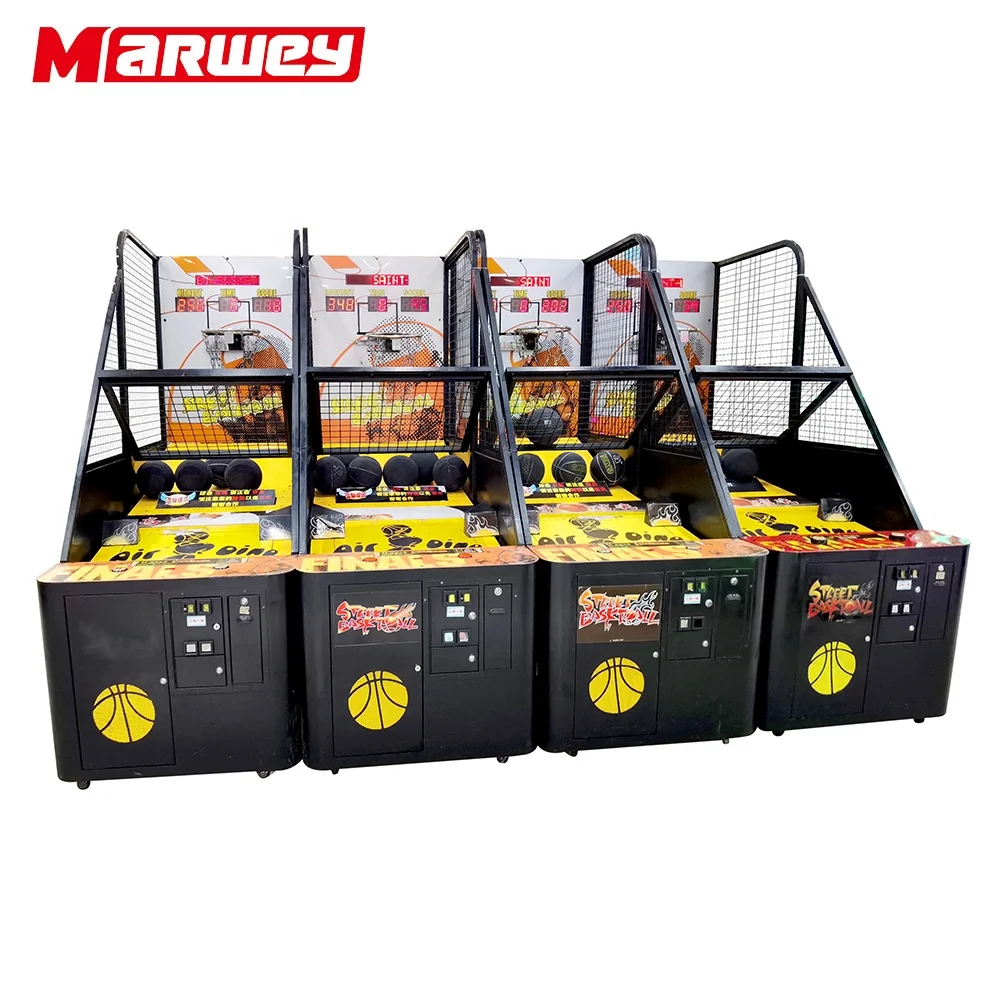 Coin Operated Basketball Game Machine - Fun & Customizable