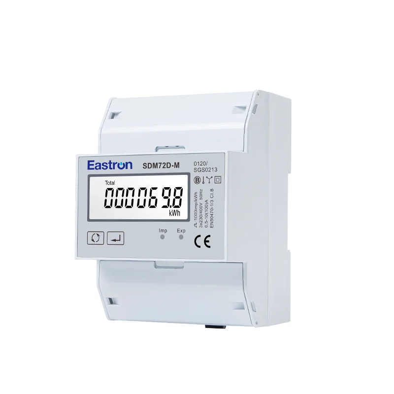 SDM72DM RS485 Modbus Meter, Three Phase Digital Electric Meter, EV ...