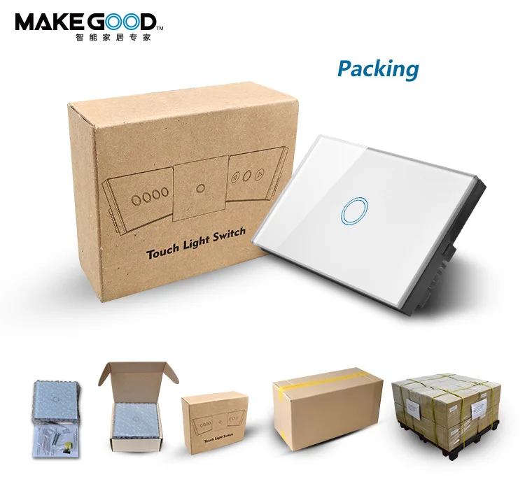 4gang Wifi Touch Switches With Wall Socket Tuya Smart Touch Switch ...