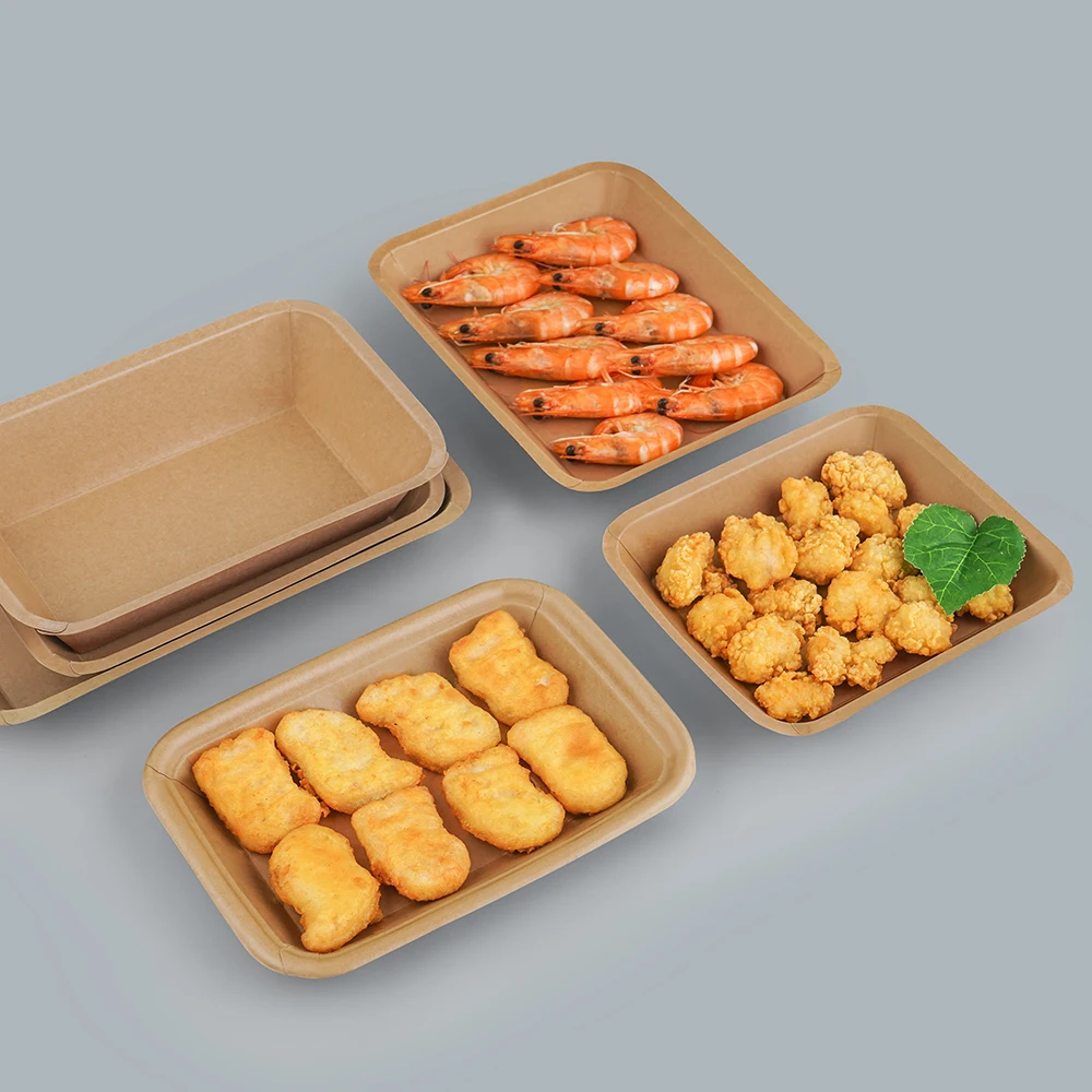 Disposable Paper Lunch Boxes - Eco-Friendly & Convenient