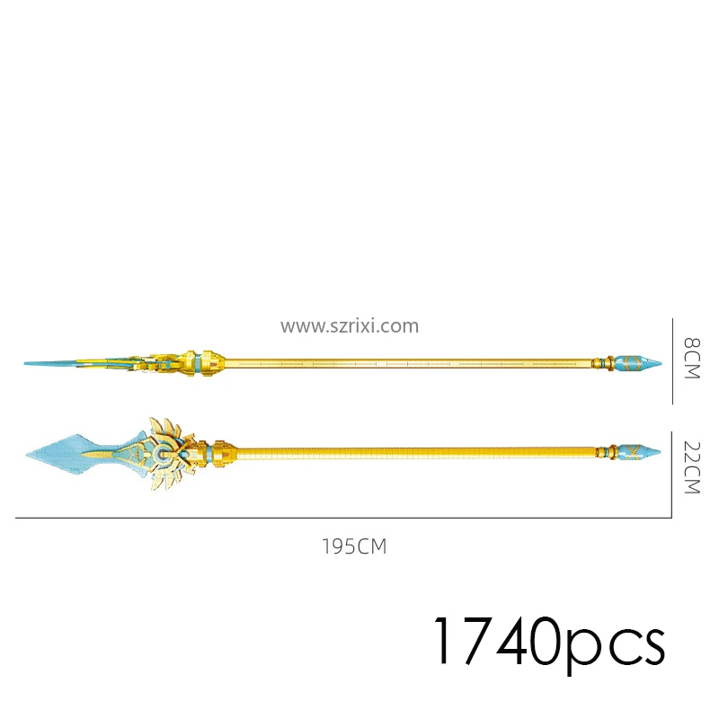 Jie Star 58110 Idea Magic Wand Model Creative Weapon Bricks Assembling ...