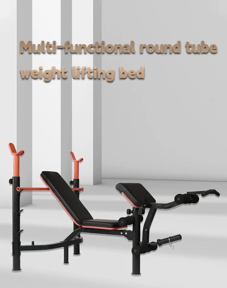 Multi-functional Weightlifting Bed Barbell Frame Bench Press Frame ...
