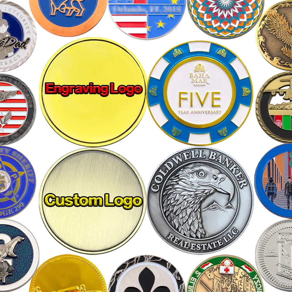 No minimum factory free design custom your own challenge coins