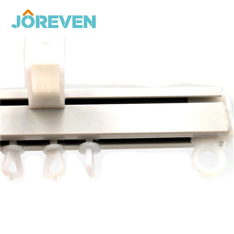 Wholesale Single Line Plastic PVC Curtain Rail White