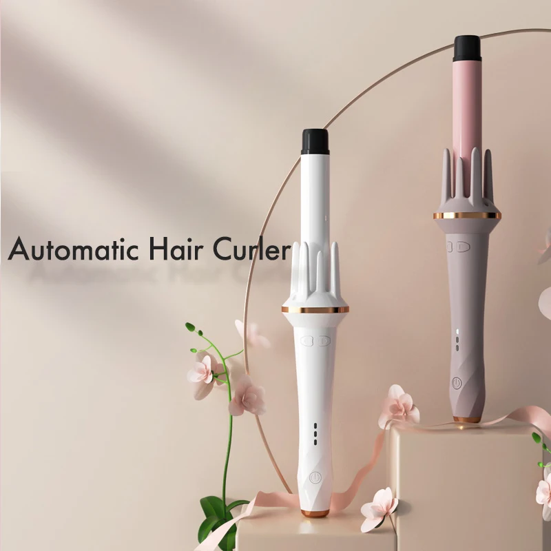 Portable Automatic Magic Electric Rotating Hair Curler Non-damaging ...