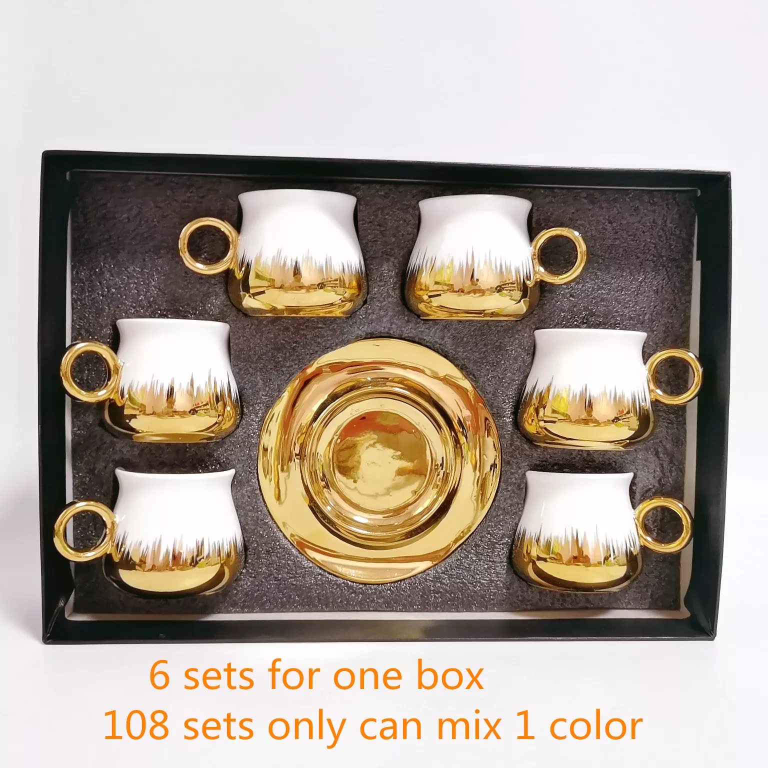 Luxury Coffee Tea Cup Sets - Elegant Arabic Turkish Style