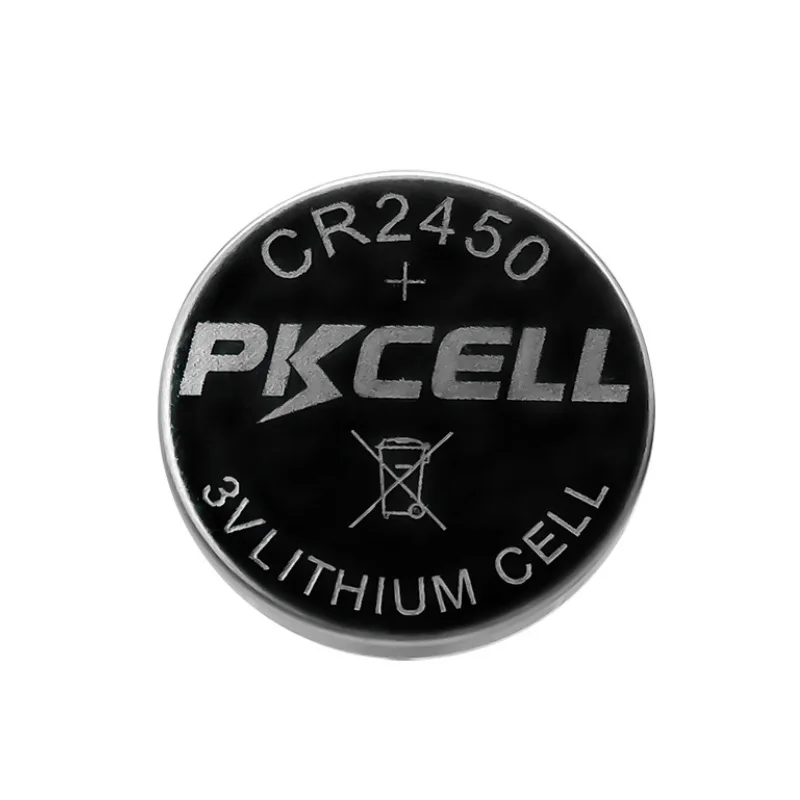 Wholesale PKCELL 3v Lithium Cr2450 Batteries - 5years Warranty