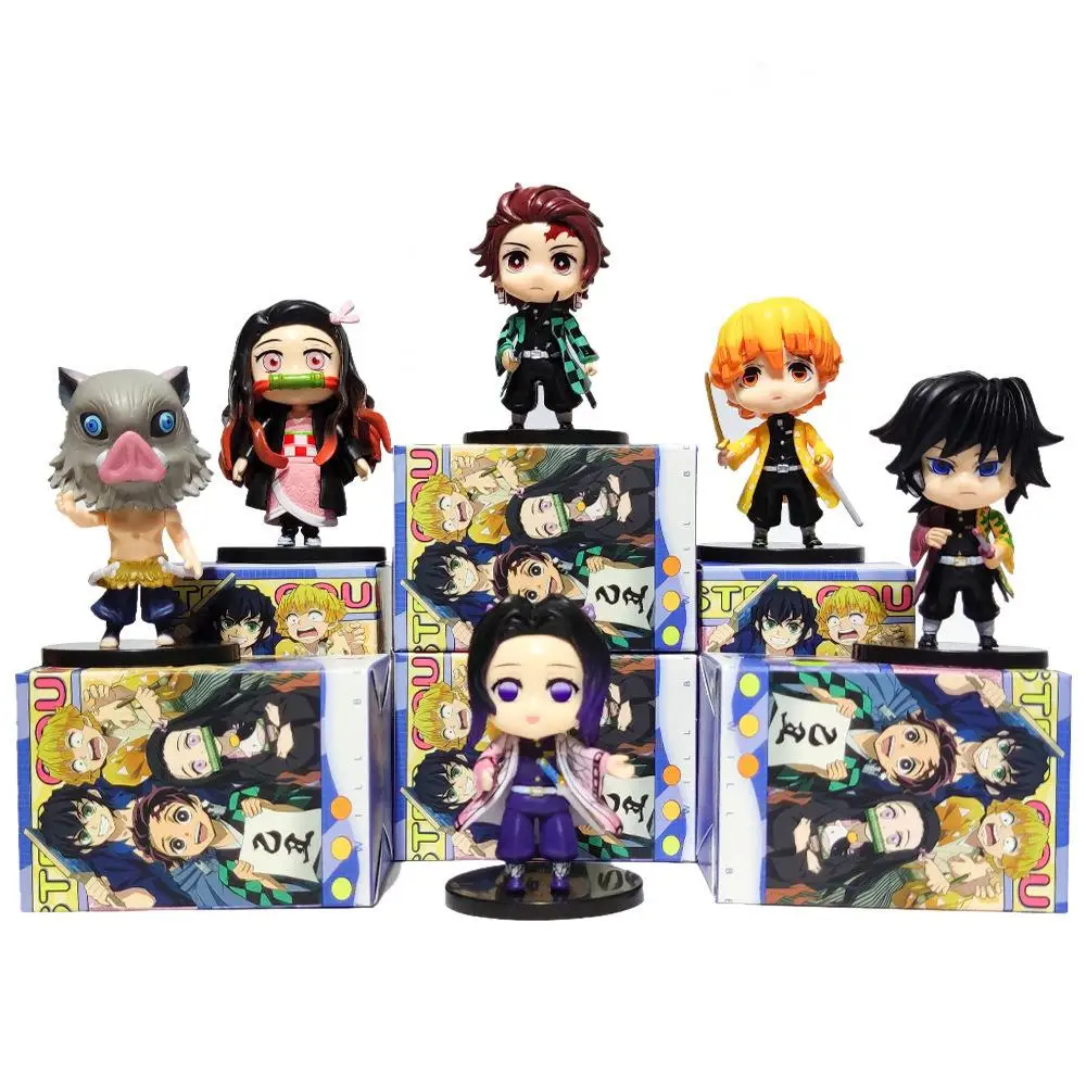 Demon Slayer Blind Box Tanjiro Bean Tomioka Giyu Inosuke My Wife Kocho ...