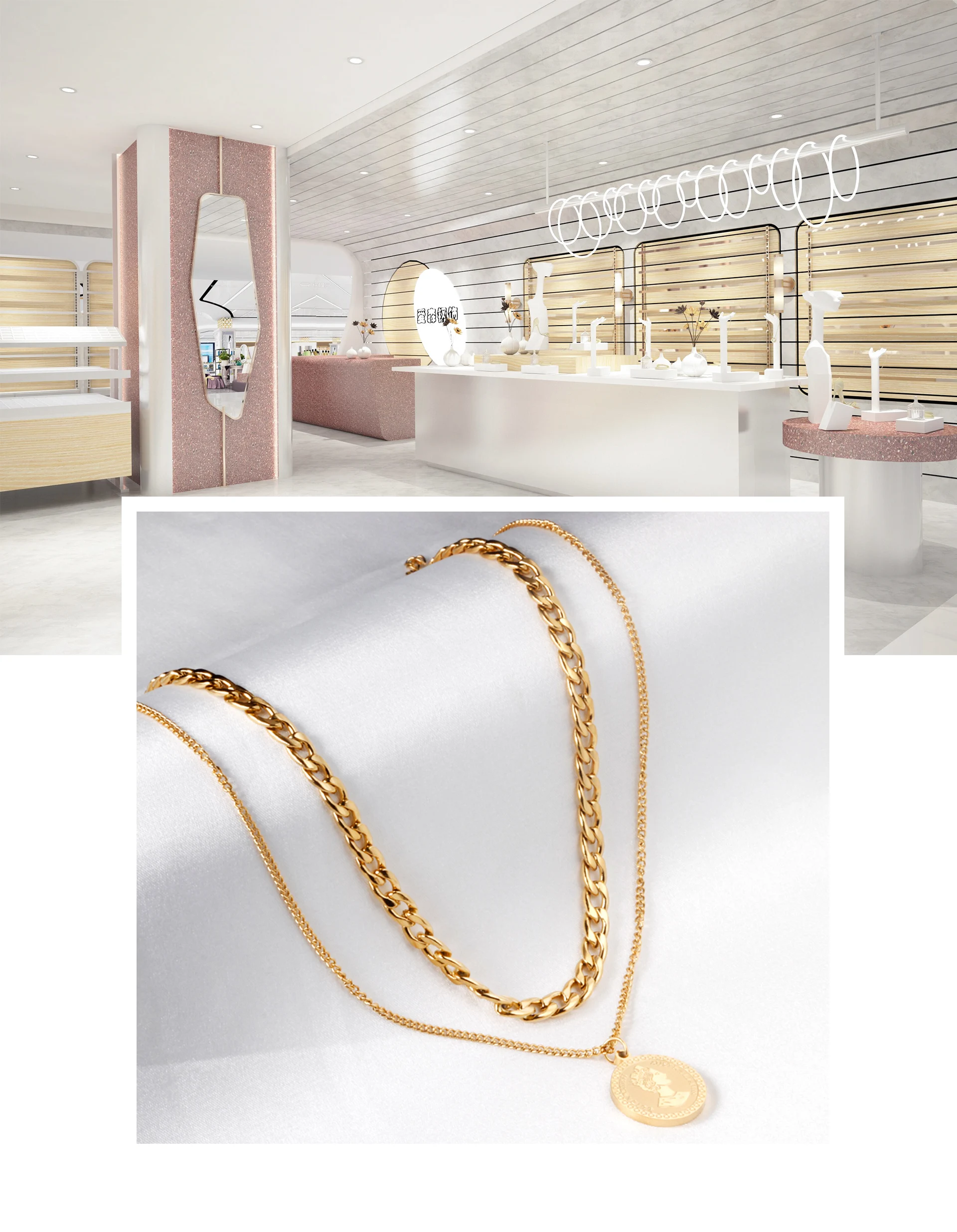 Fashion Queen Elizabeth Coin Pendant Stainless Steel Vintage Clavicle ...