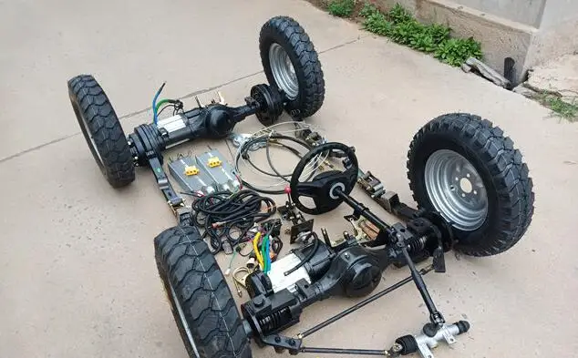 3000W off Road Dirt Motors EV 4X4 Electric Car Truck Vehicle