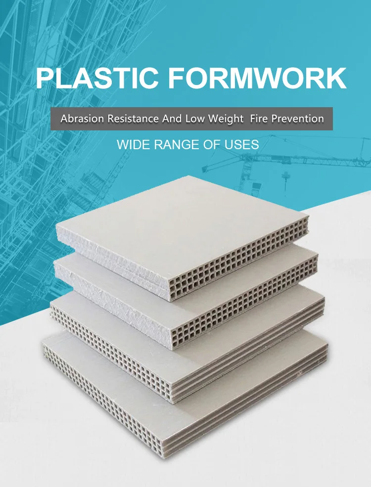 Steel Fillers Plastic Formwork System for Construction Building ...