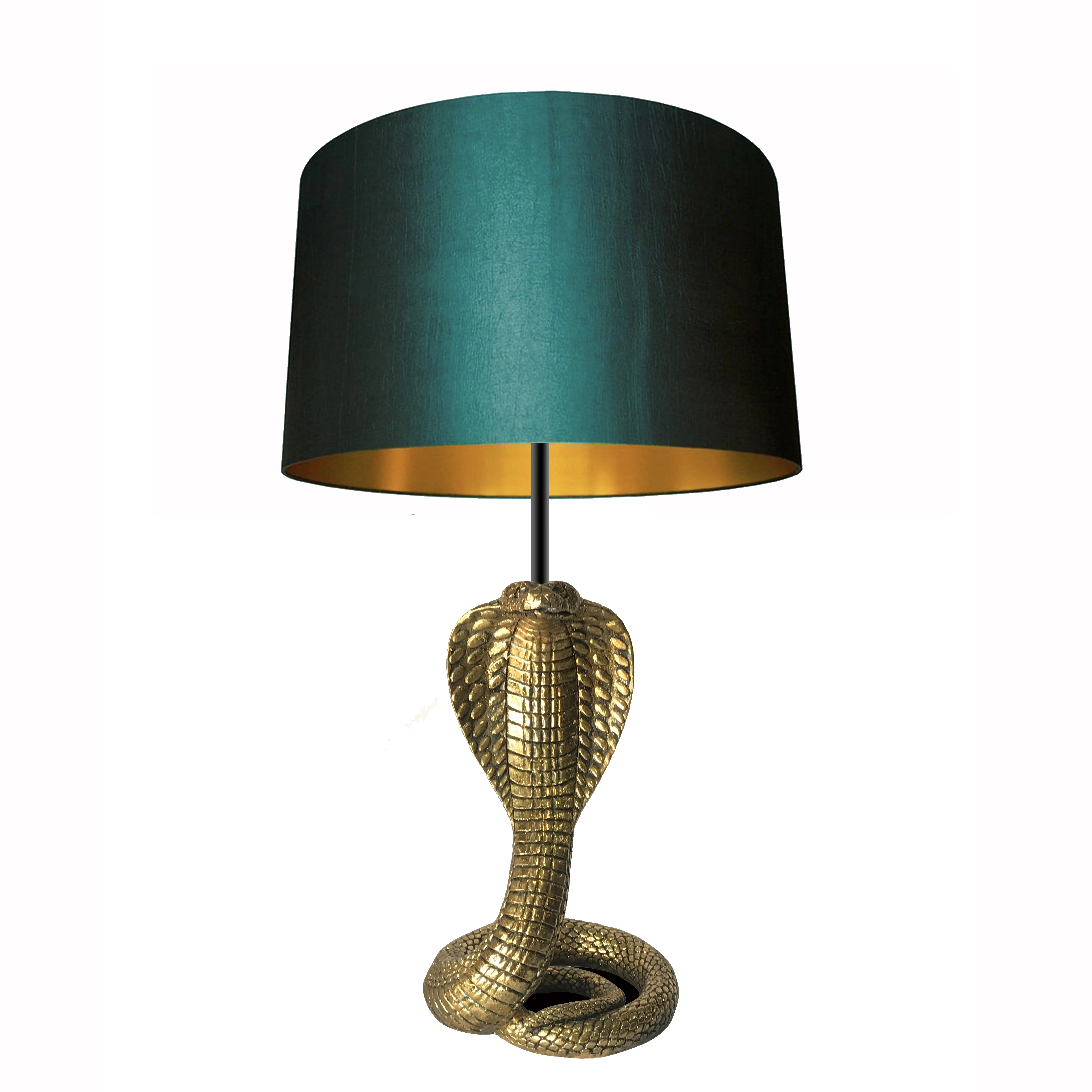 Stylish Gold Animal Resin Snake Table Lamp - Vintage Hot Sale