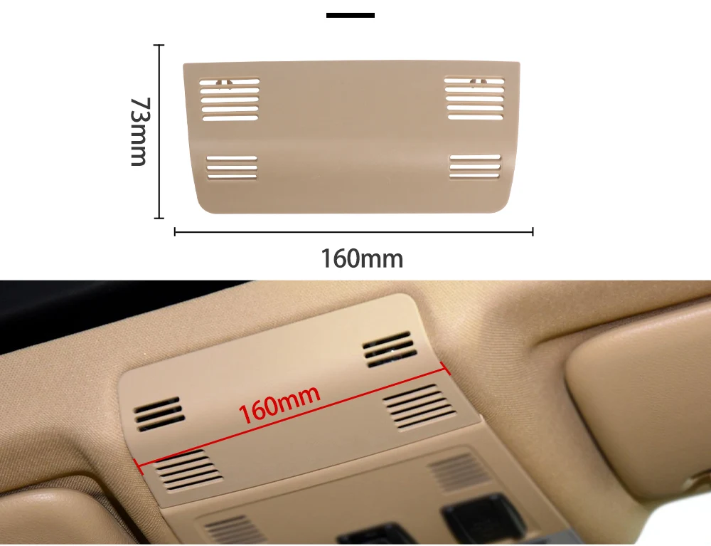 BMW X1 E84 & E91 Reading Light Covers - High-Quality Trim