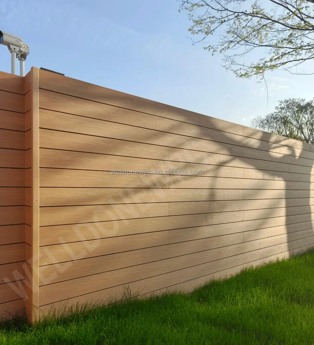 Co-Extrusion Teak Color WPC Wall Cladding for Outdoor Use | Waterproof ...