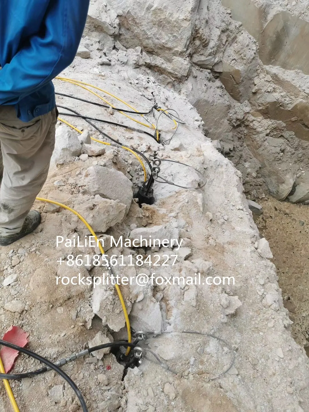 Nonexplosive Quarry Equipment - Efficient Rock Splitter