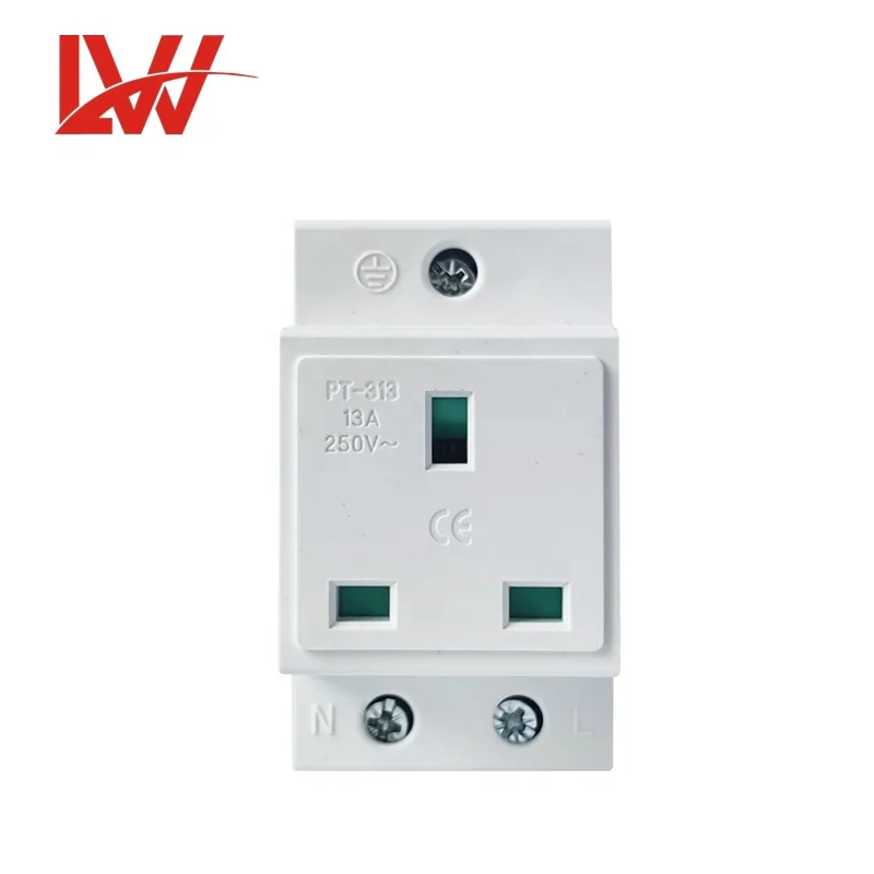 British standard Socket AC30 Modular Socket Din Rail Mounted Plug ...