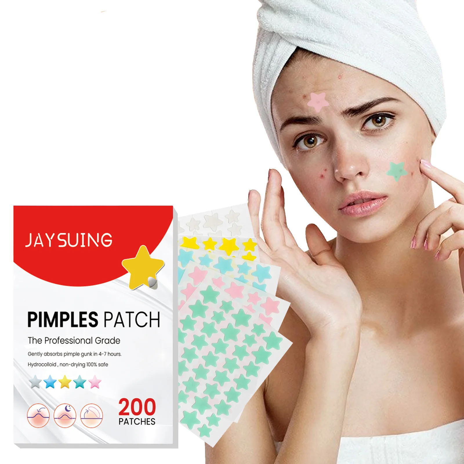 Jaysuing Pimple Patch - Repair Skin Acne Marks Effectively