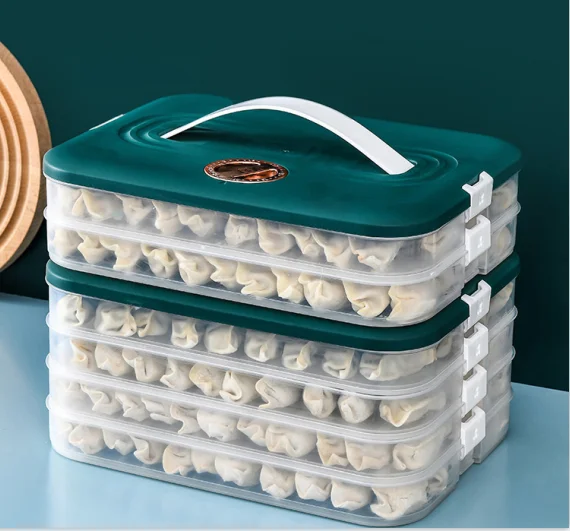 Best Price Kitchen Pantry Food Storage Box Cold Storage Dumpling Box ...