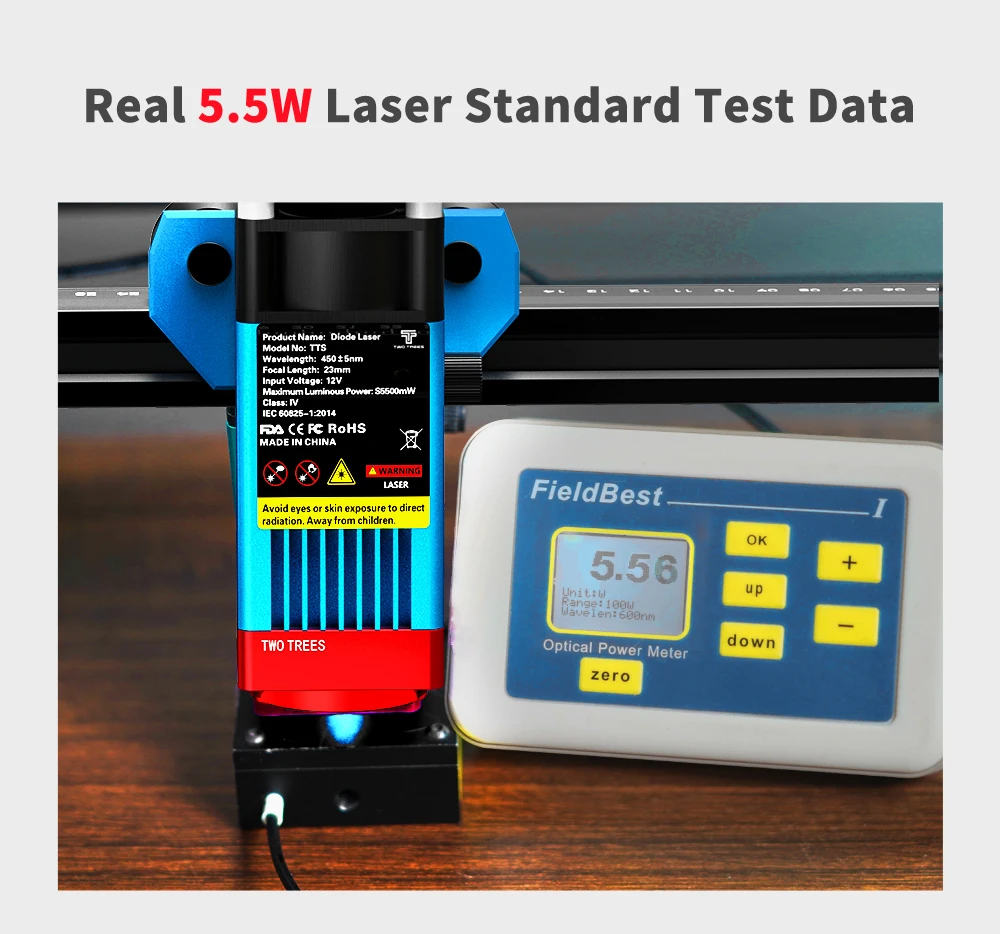 Twotrees Tts-55 Pro Portable Laser Engraver Cutting Machine 3d Diy Mini ...
