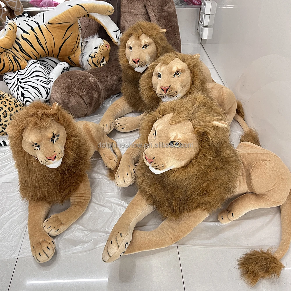 Life Size Realistic Plush Tiger - Custom Jungle Animal Toys