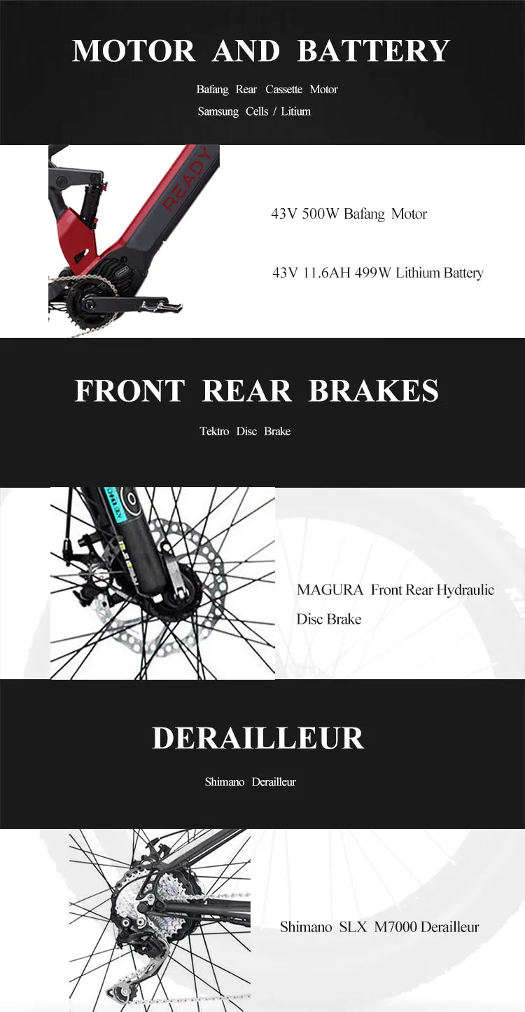 Factory 48v 21ah 1000w Bafang Ultra M620 Electric Fat Hybrid Ebike Mid ...