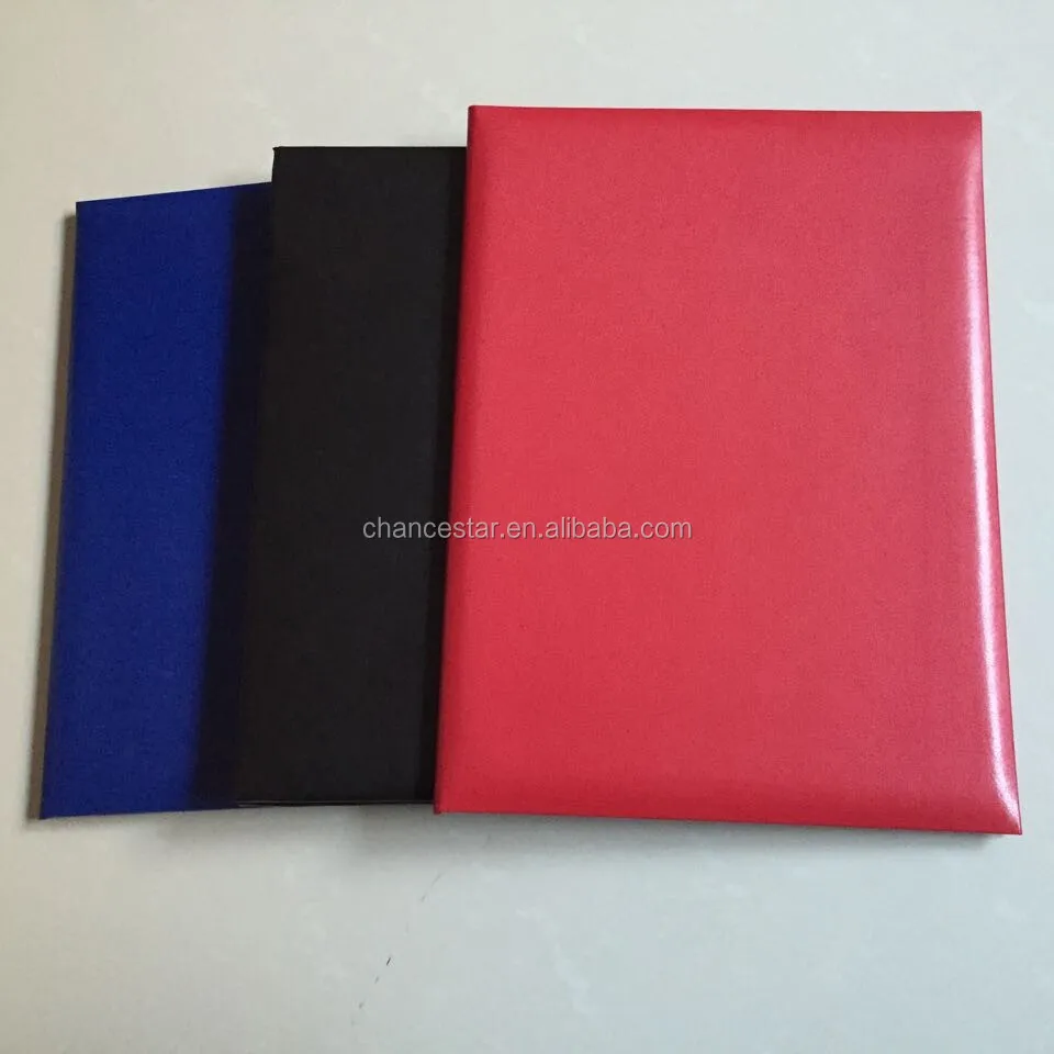 Custom Foil Stamp Paper Diploma Folder A4 File Certificate Holder