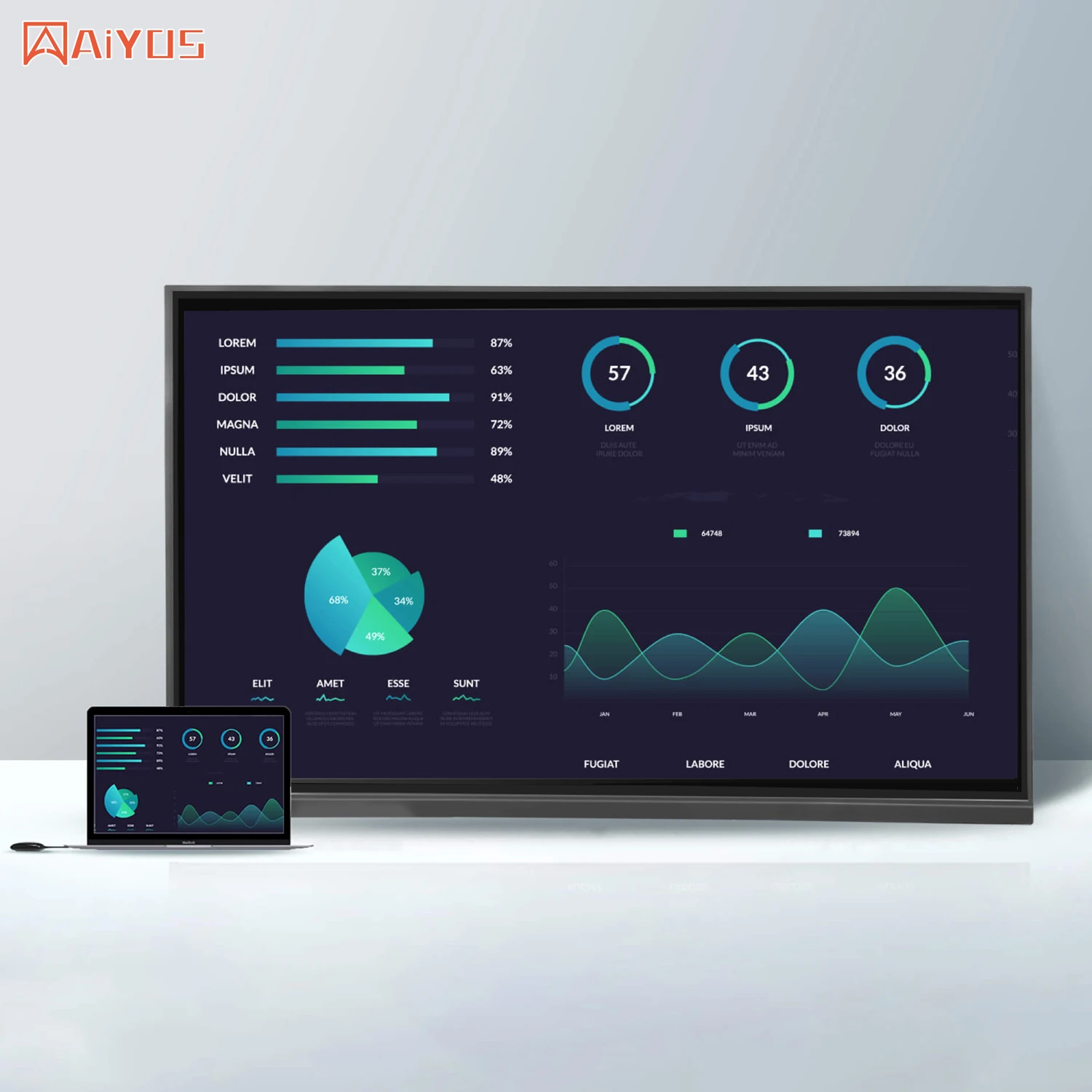 Alibaba.com: 98-inch LCD interactive whiteboard with IR touch screen ...