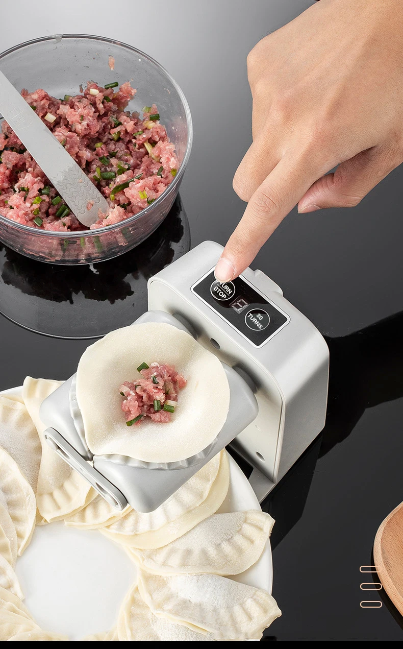 Acutomatic Dumpling Wrapper Press USB Charge Electric Gyoza Maker