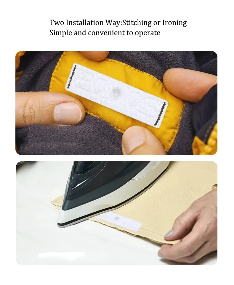 Free Sample Durable 860-960Mhz U8 U9 UHF Nylon RFID Clothes Tags for ...