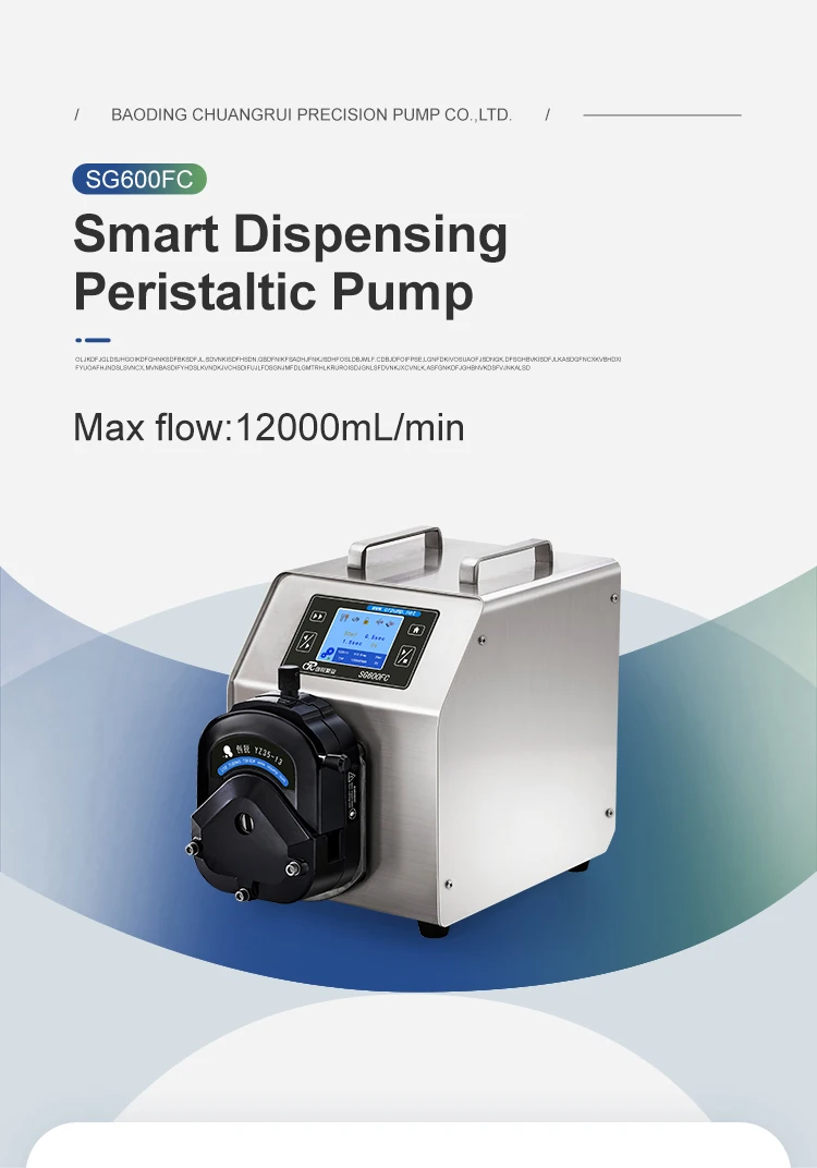 Sg600fc Multi Channel Peristaltic Laboratory Pump Medium Flow ...