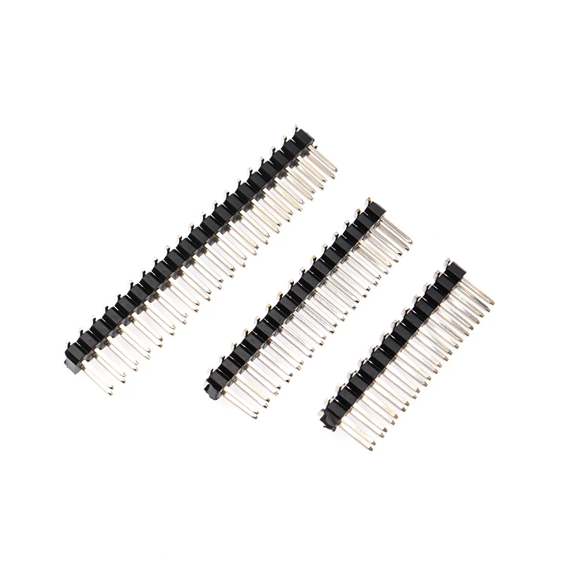 2.54mm Plug Dual Row Strip Bent Smt Pin Socket 2 * 3/4/5/6/8/10/12/14 ...