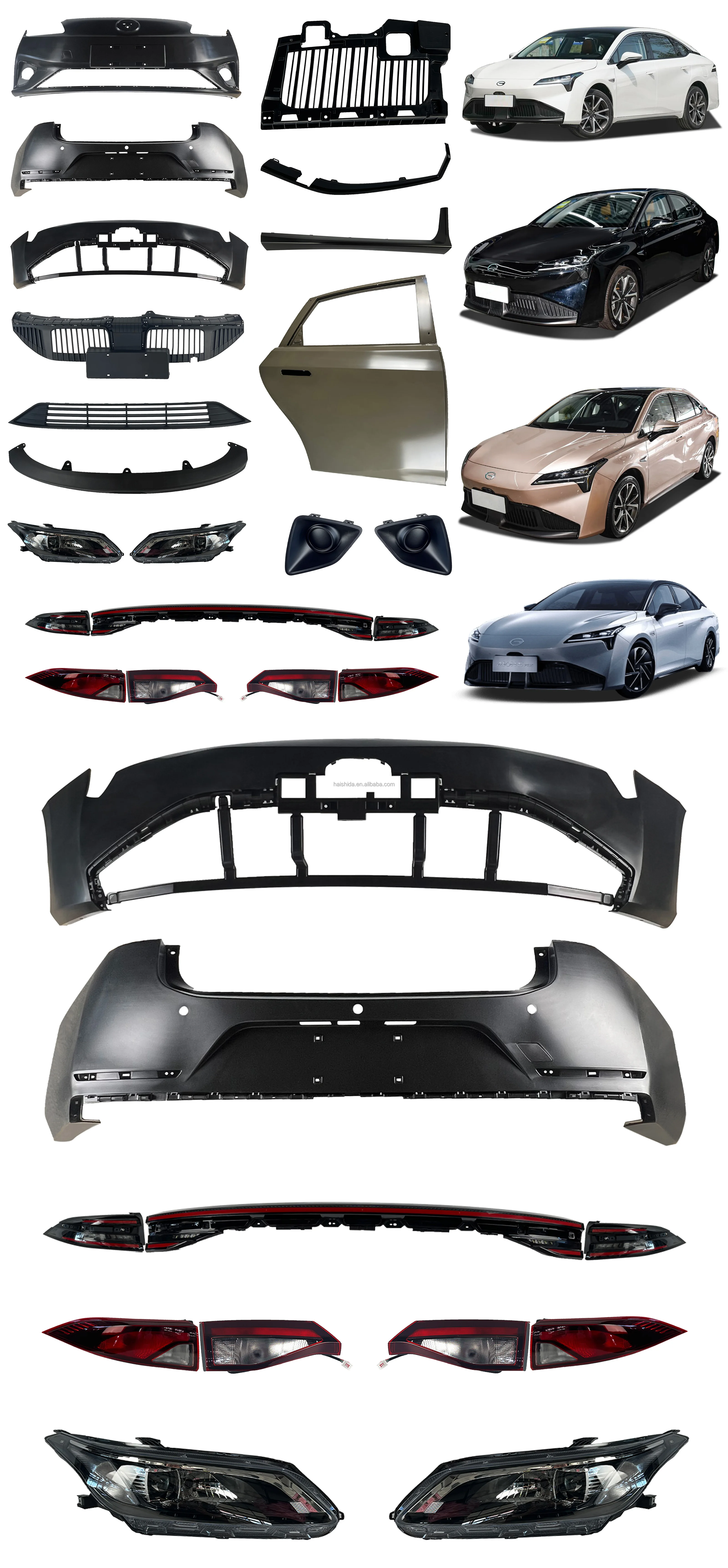 Auto Spare Parts Body Kit Accessories Front Bumper Engine Hood Fender ...