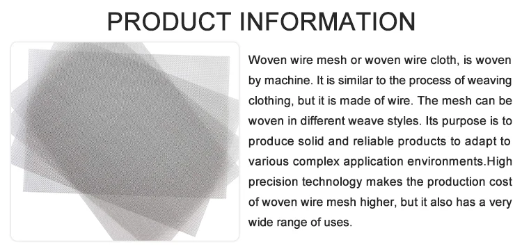 Ss304 Ss316 200 230 250 280 300 325 350 370 Mesh Plain Weave Micron ...