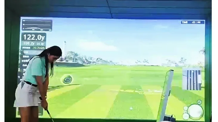 Onecraze Indoor Golf Simulator Interactive Projection Ar Golf Game With ...
