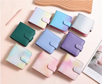 3- Hole Loose-leaf A7 Binder Wallet Pu Leather Binder A7 - Buy A7 ...